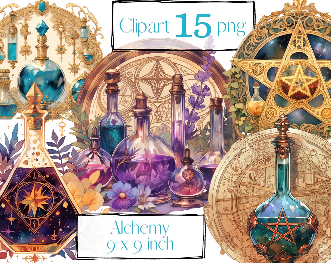 Alchemy Clipart, Goblet Clipart, Portion Clipart, Magic Clipart ...