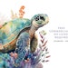 Turtle Clipart Nautical Clipart. Ocean Animal. Sea Animals - Etsy