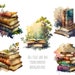 Book Clipart, Books Bundle, Reading Clipart, Library Clipart, Old Books ...