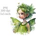 Fairy Clipart, Elf Clip Art, Png. St. Patricks Day Clipart. Digital ...