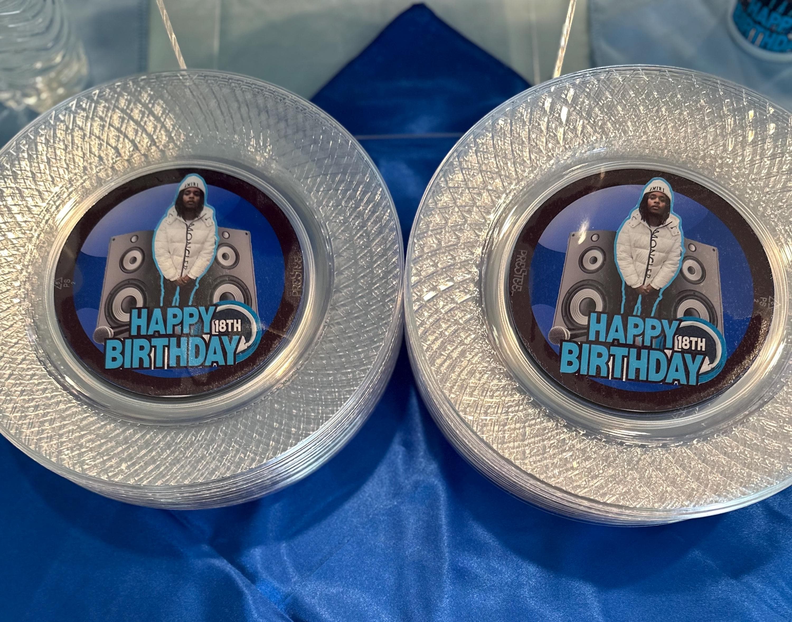 Custom 9in. Party Plates - Etsy