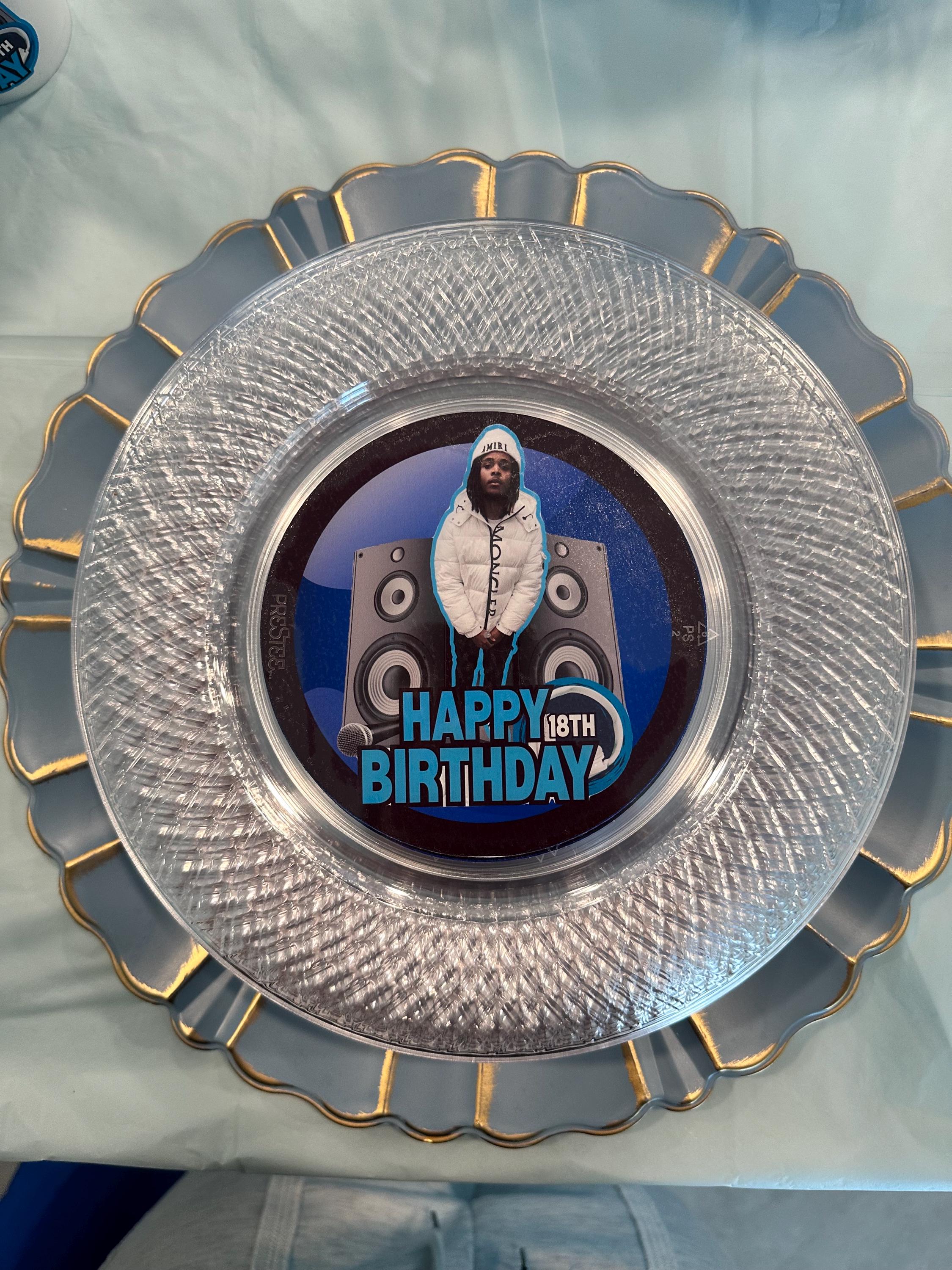 Custom 9in. Party Plates - Etsy