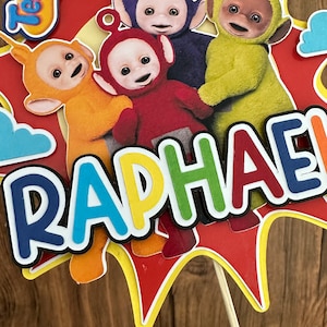 Custom Teletubbies Cake Topper for Kids Cute Teletubbies Birthday Cake ...