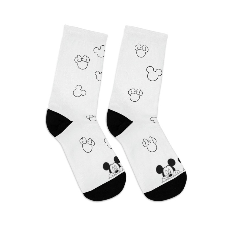 Mickey and Minnie Mouse Socks - Etsy