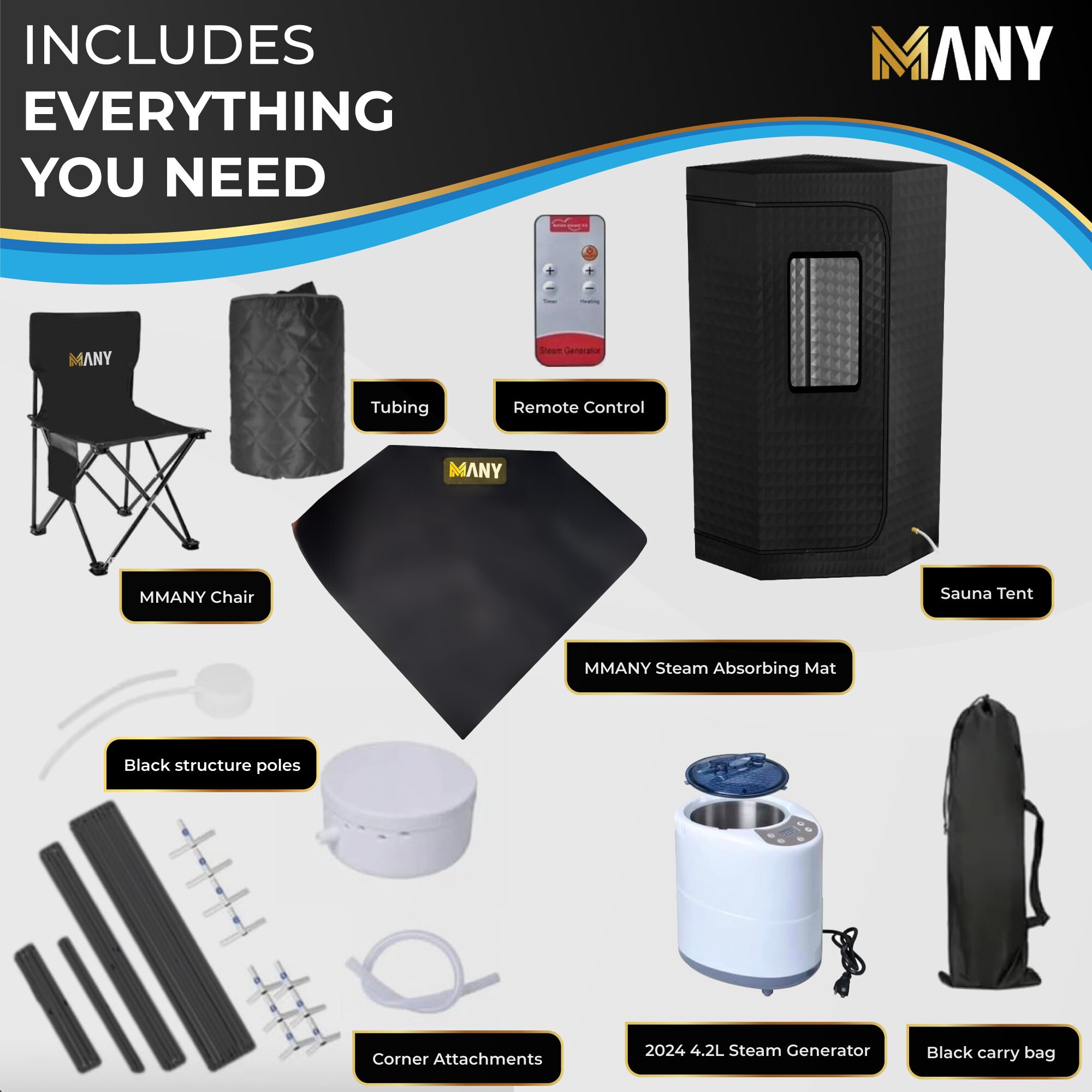 Portable Sauna Steam Tent for Home Use 2024, Pop up Sauna Box With ...