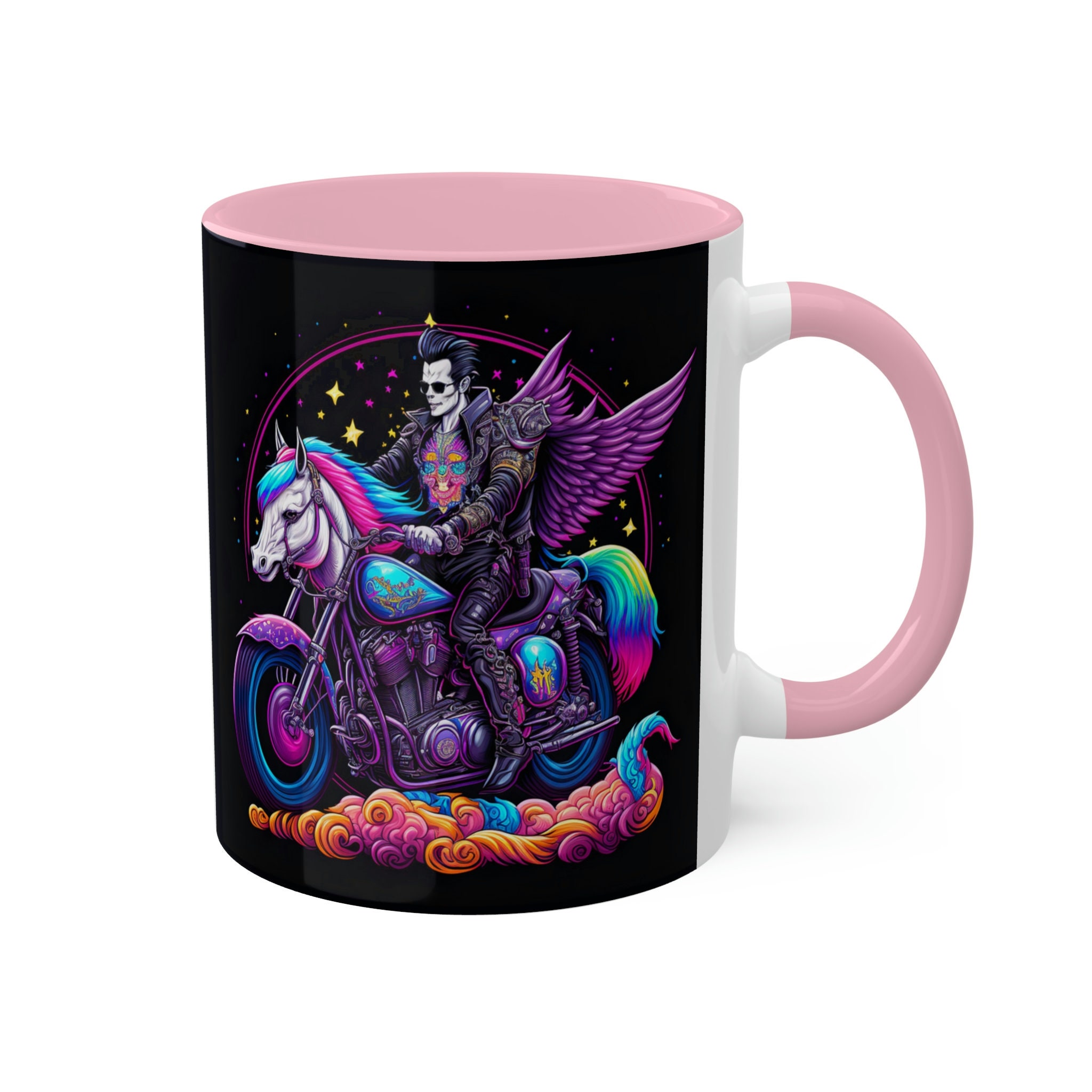 Cool Dracula Vampire Riding a Unicorn Motorcycle, Silly, Ridiculous ...