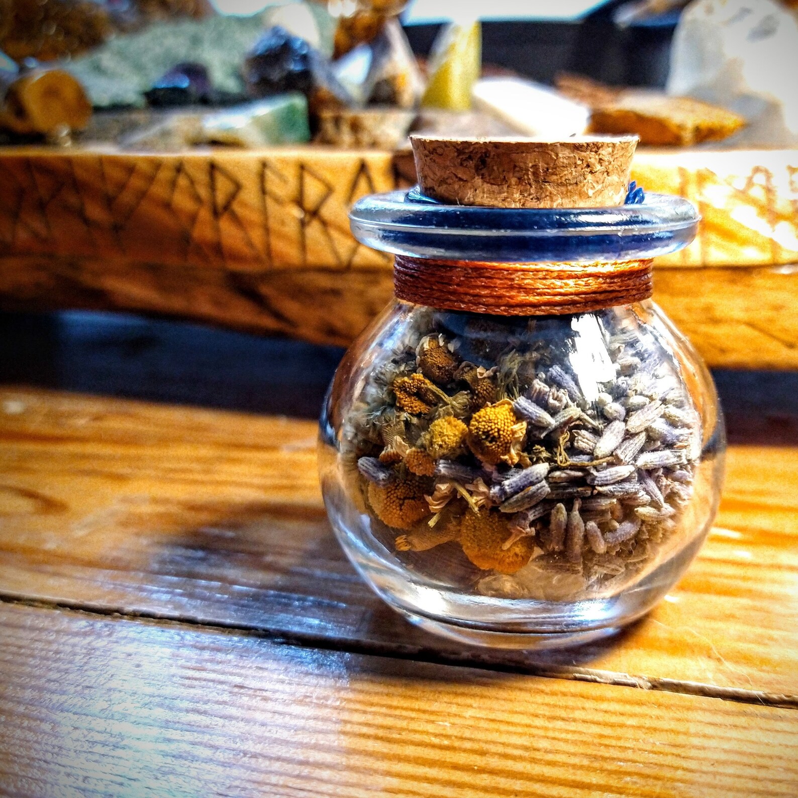 Anxiety Relief Spell Jar Crafted for Tranquility With Lavender ...