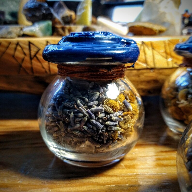 Anxiety Relief Spell Jar Crafted for Tranquility With Lavender ...