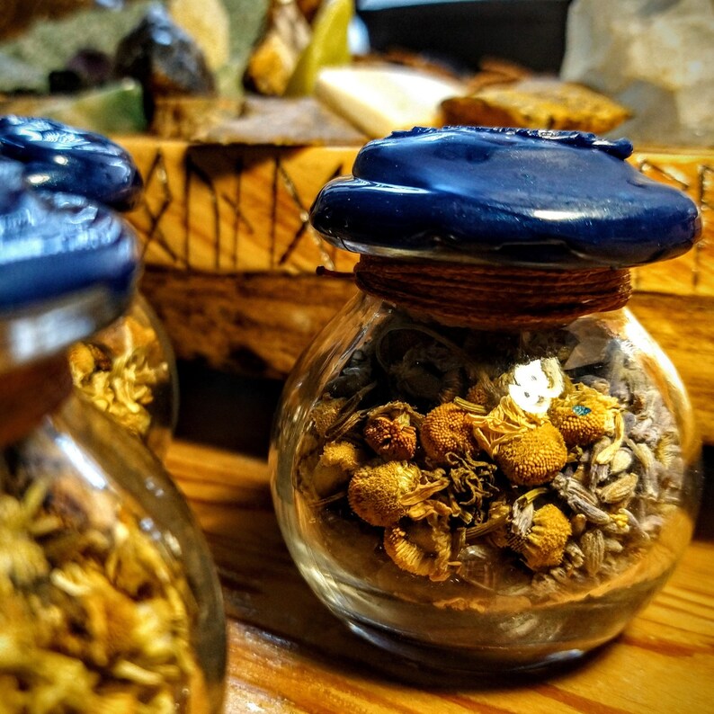 Anxiety Relief Spell Jar - Crafted for Tranquility With Lavender ...
