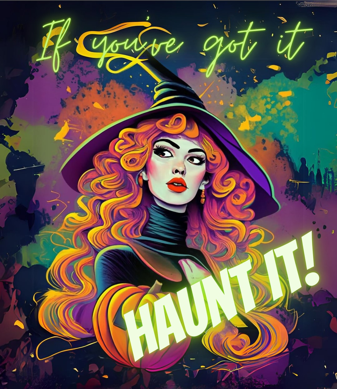 A Charming Red-headed Witch PNG 'if You've Got It - Etsy
