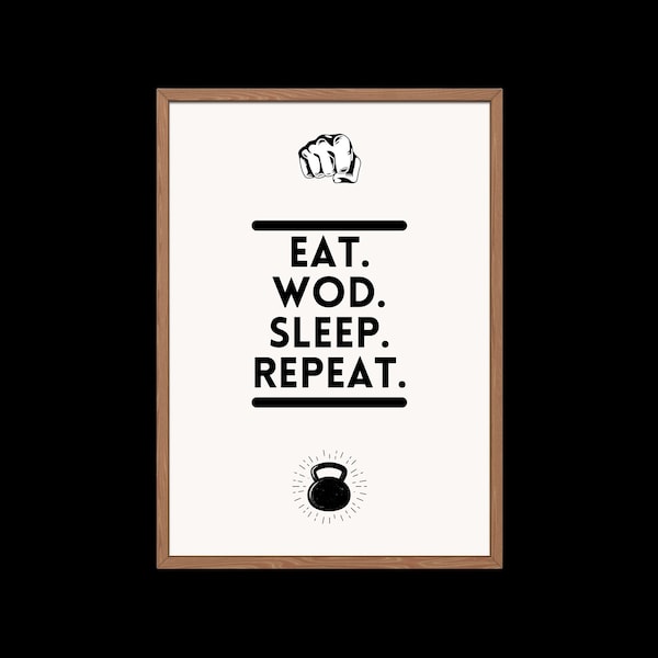 Eat Sleep Crossfit - Etsy
