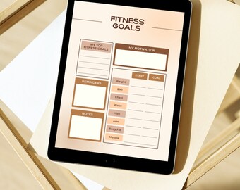 2024 Fitness Planner Bundle Editable for KDP Template, Weight Loss ...