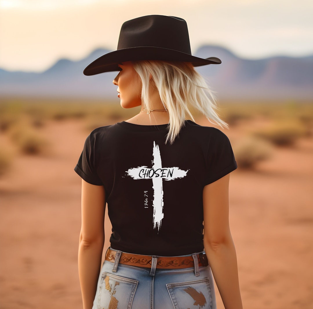 Chosen Christian Shirt Christianity Faith Faithful Christian Apparel ...