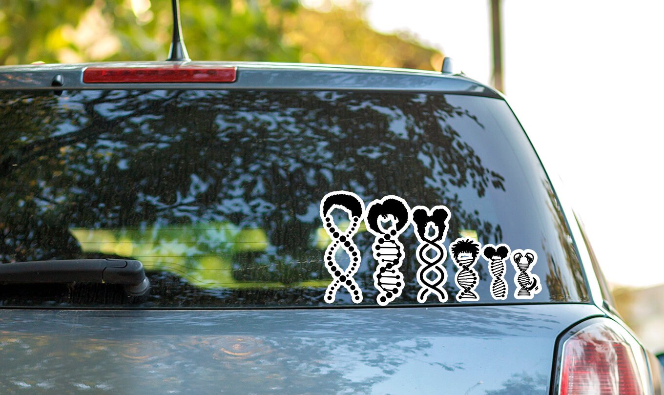 DNA Style LGBTQ Family Decal for Car - Etsy