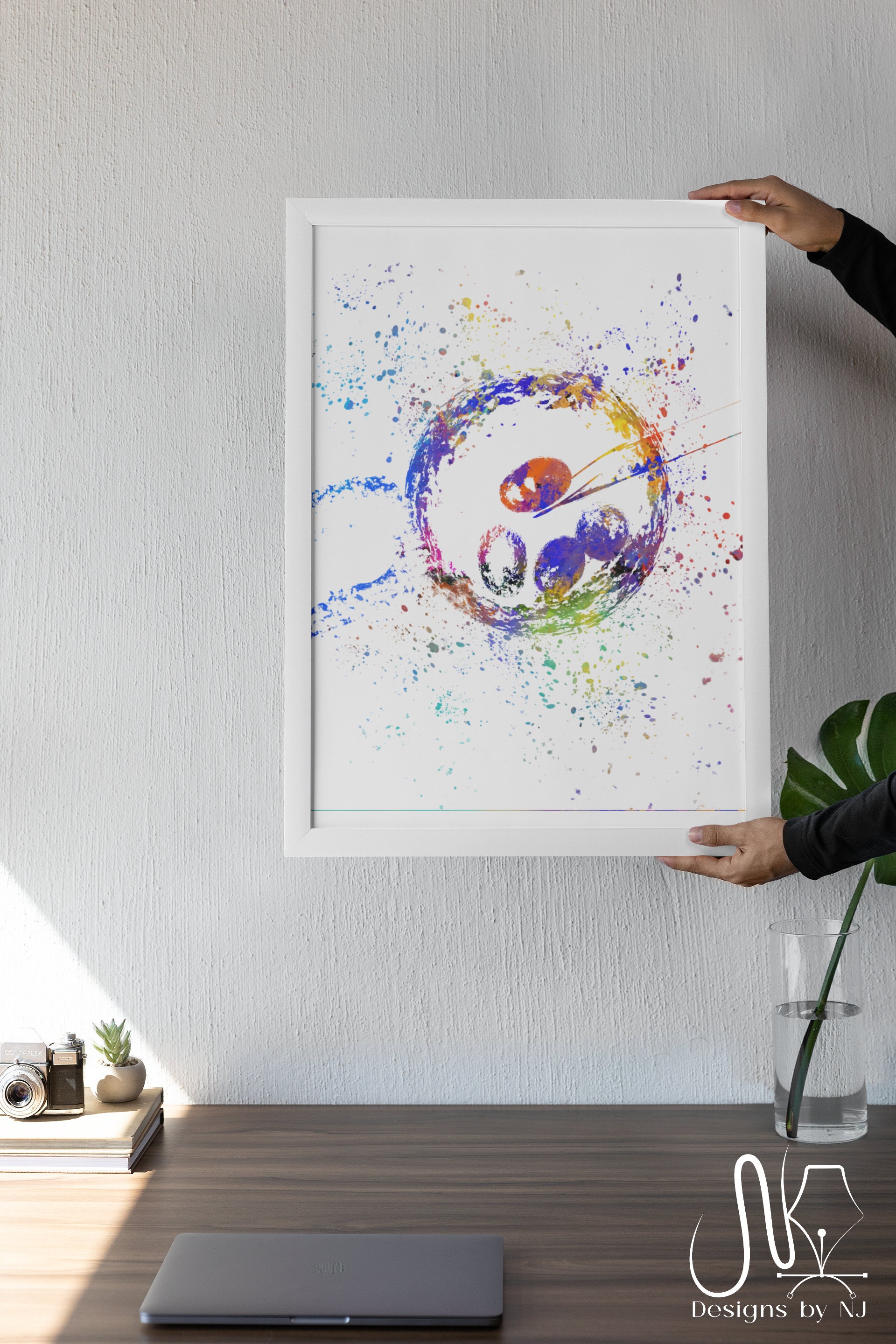 IVF Watercolor Art Embryo Watercolor Medical Art Genetic Counselor Art ...