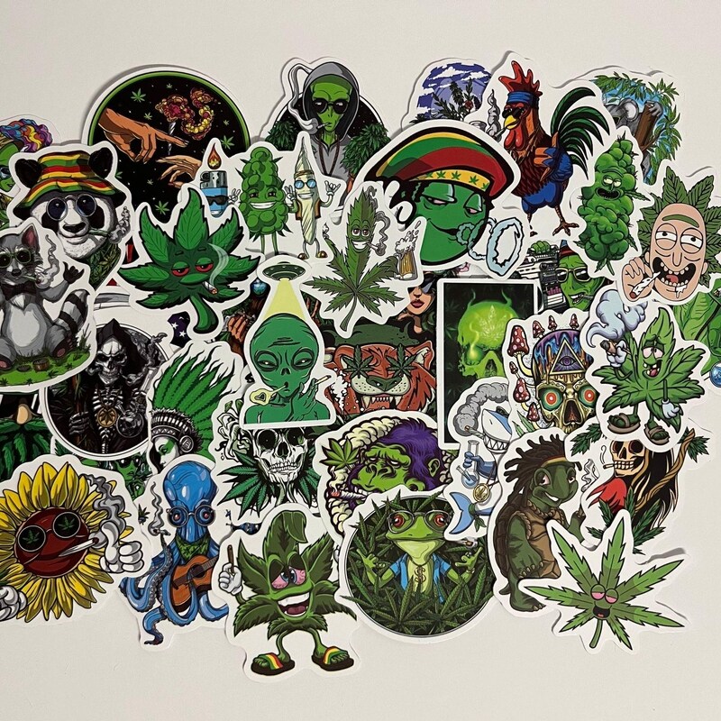 Stoner Stickers - Etsy UK