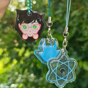 HOMESTUCK Phone Charms Straps | Acrylic Double Glitter Epoxy | John ...