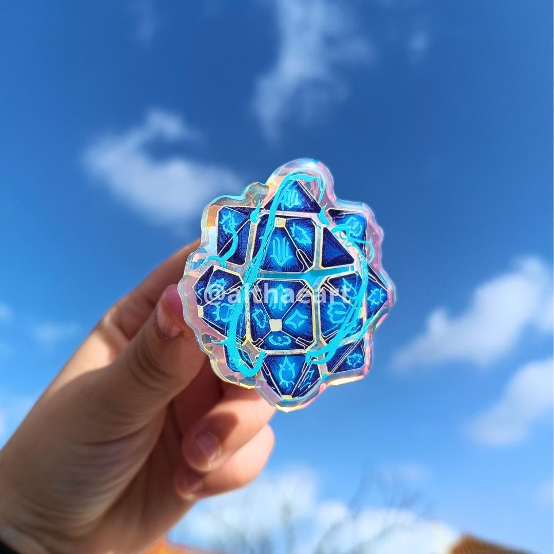 Arcane Inspired HEXCORE Anomaly Phone Grip - Acrylic Rainbow ...