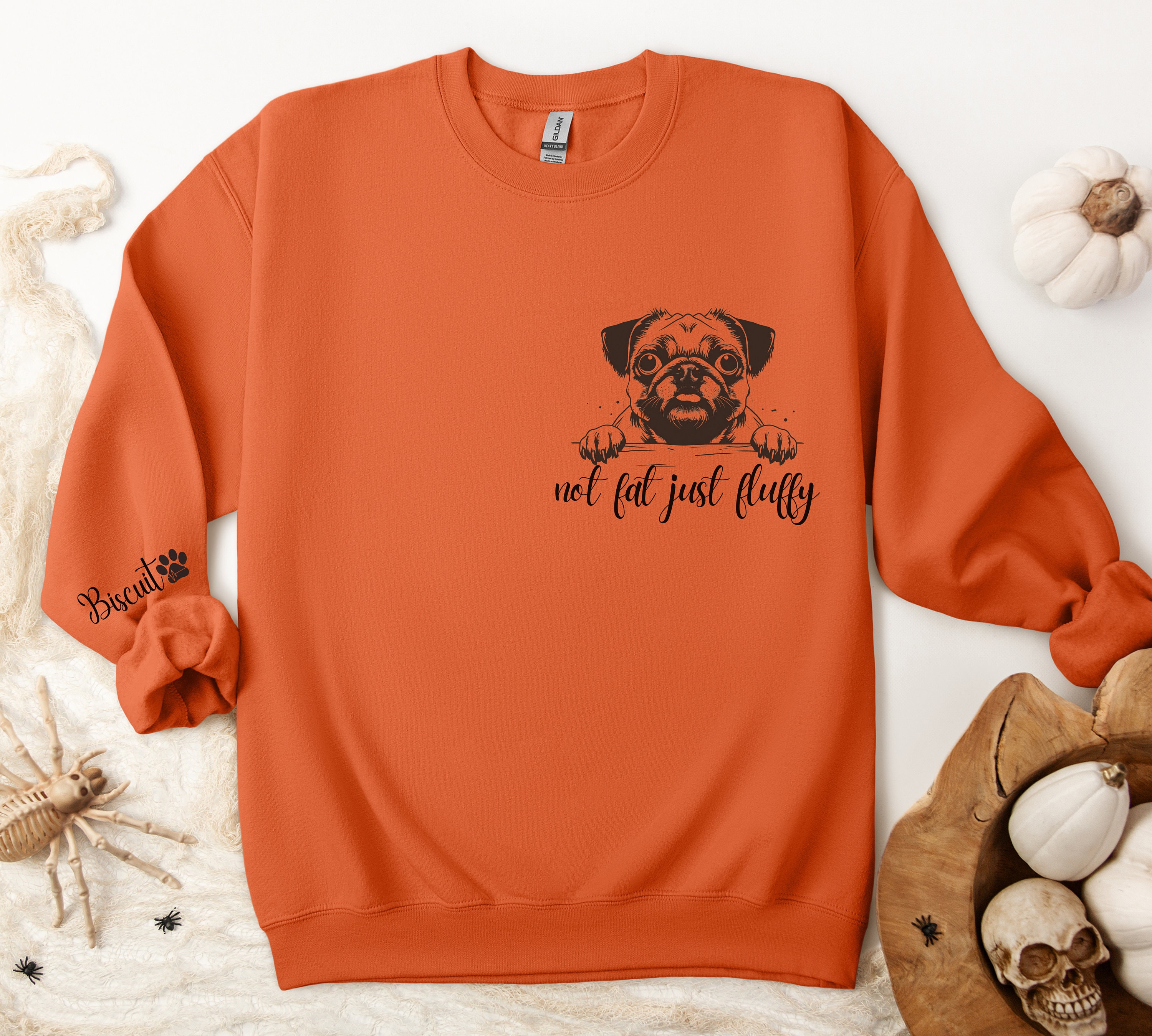 Personalized Pug Sweatshirt, Custom Pug Gifts, Pug Mom Sweatshirt, Pug ...