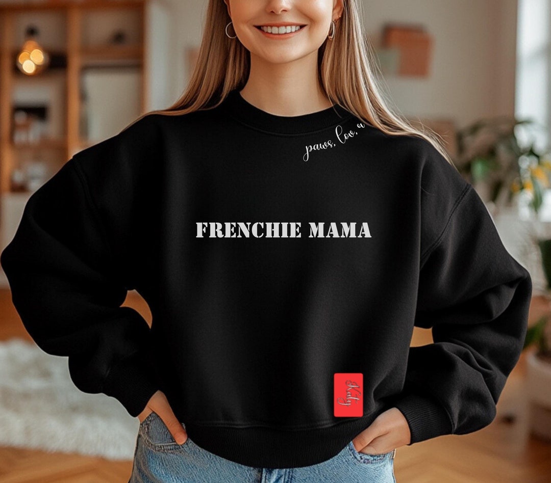 Custom Frenchie Mom Dad Matching Sweatshirt, Custom Dog Mom Sweatshirt ...