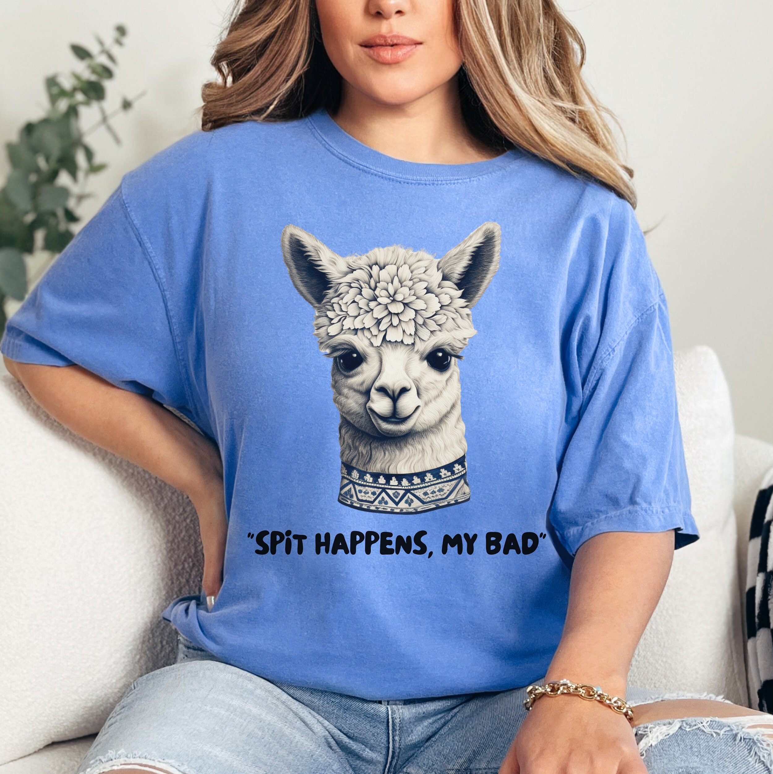 Best Alpaca Gift, Animated Alpaca Shirt, Alpaca Ugly Sweater, Mental ...