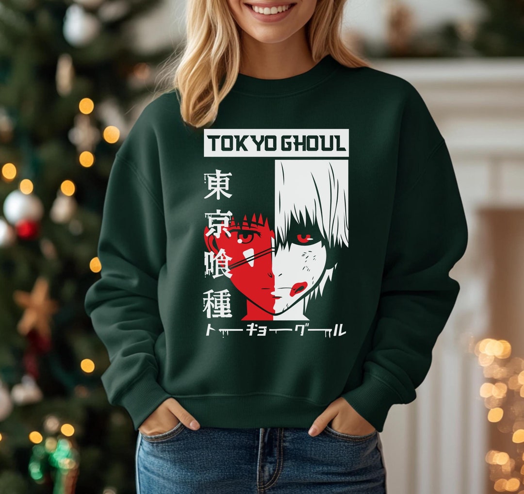 Japanese Tokyo Ghoul Anime Fan Sweatshirt Tokyo Ghoul Manga Fan Gift ...