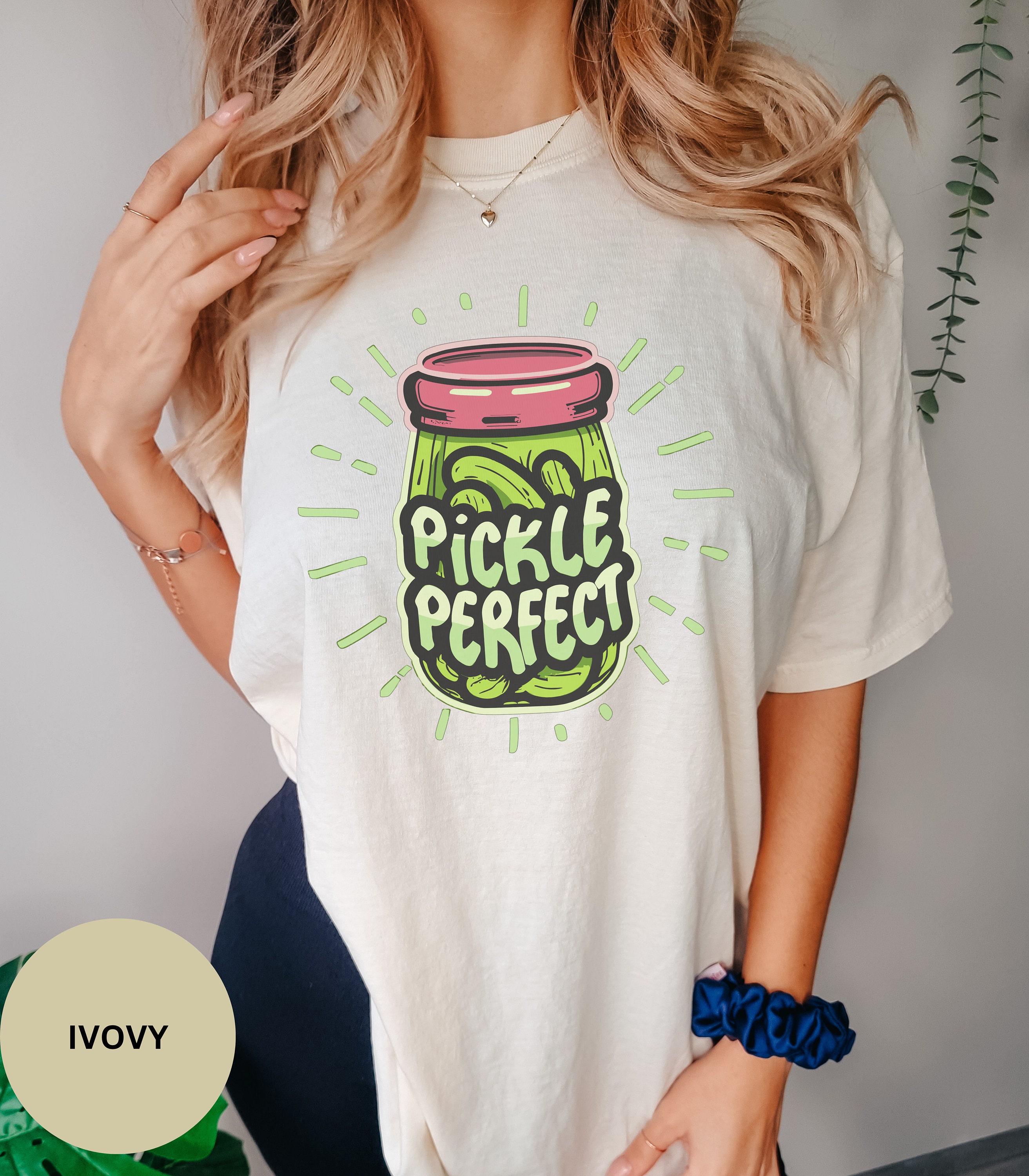 Oversized Pickle Perfect Shirt, Funny Pickle Shirt, Valentine Pickle ...