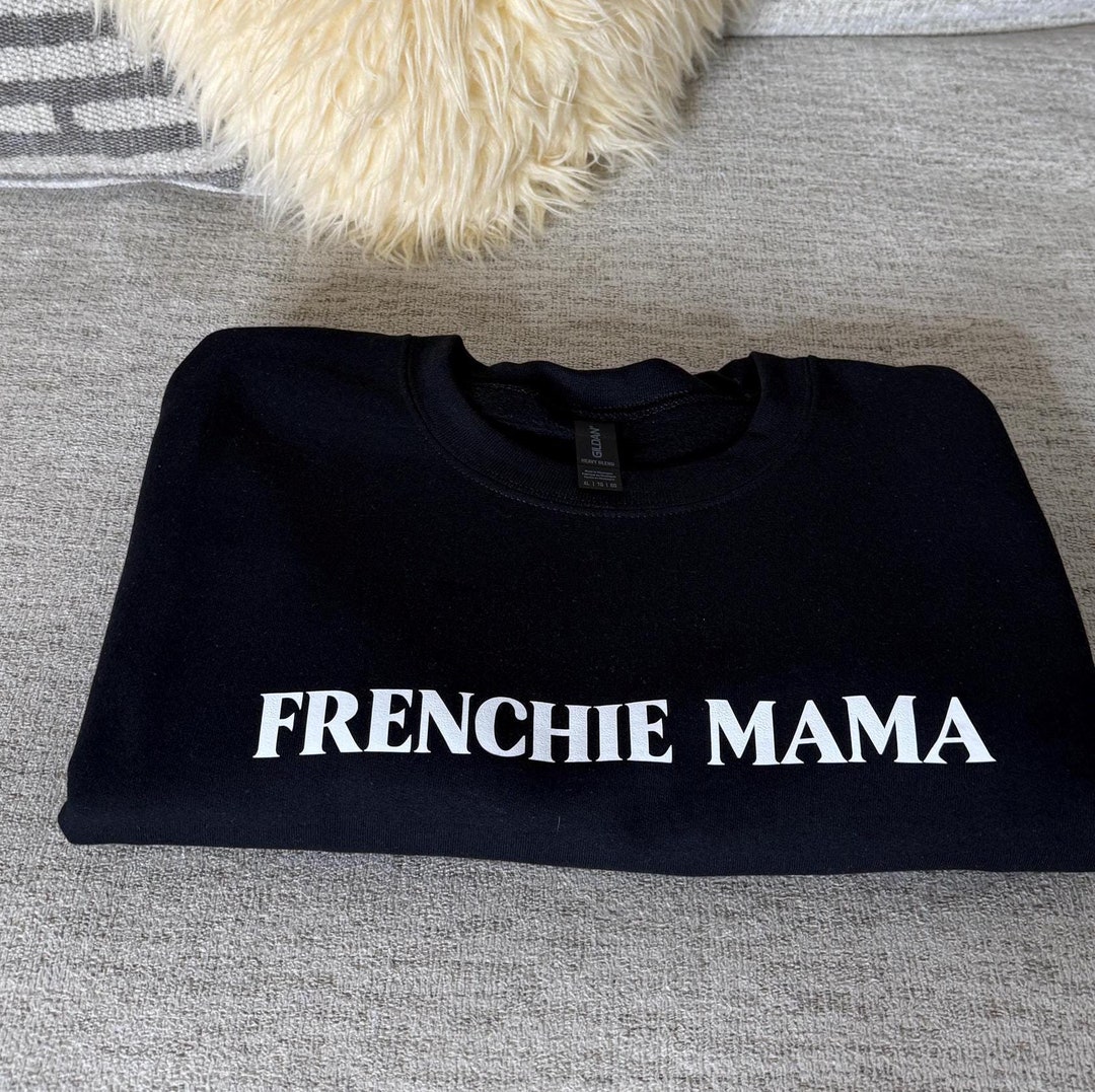 Custom Frenchie Mom Dad Matching Sweatshirt, Custom Dog Mom Sweatshirt ...