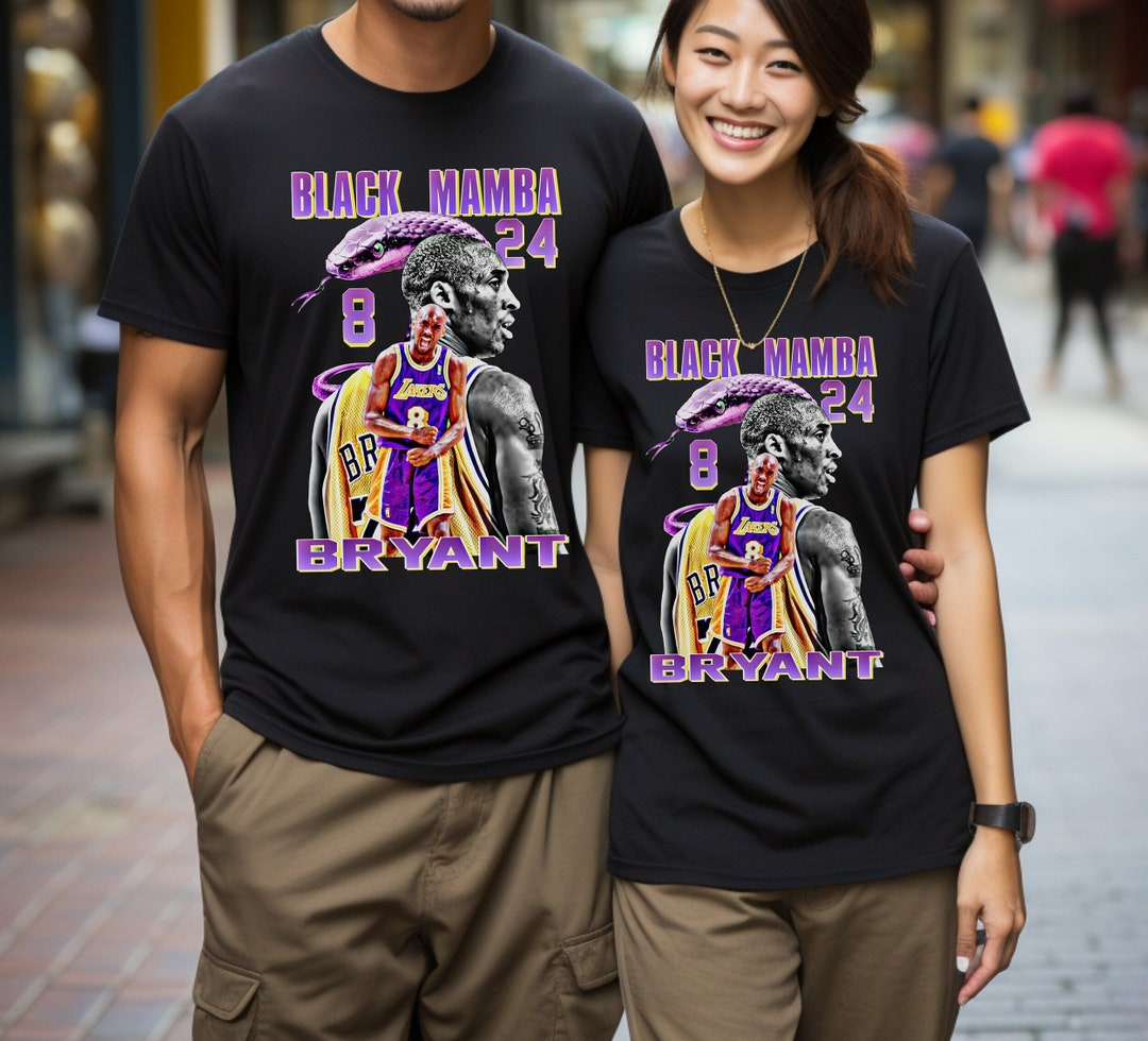 Unisex Retro Kobe Bryant T-shirt, Vintage Bootleg Basketball Tee, 90s ...