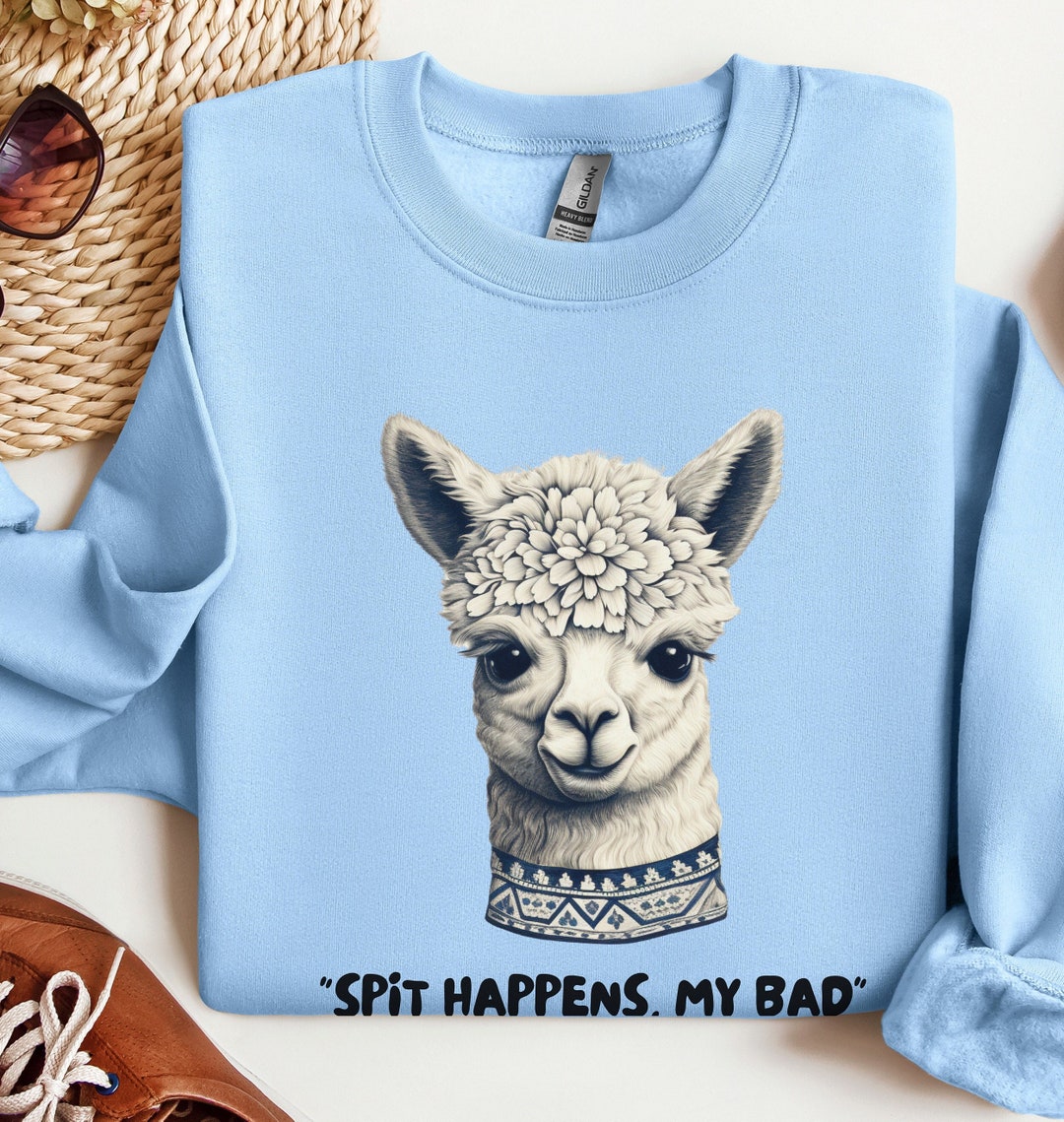 Best Alpaca Gift, Animated Alpaca Shirt, Alpaca Baby Shower Gift ...