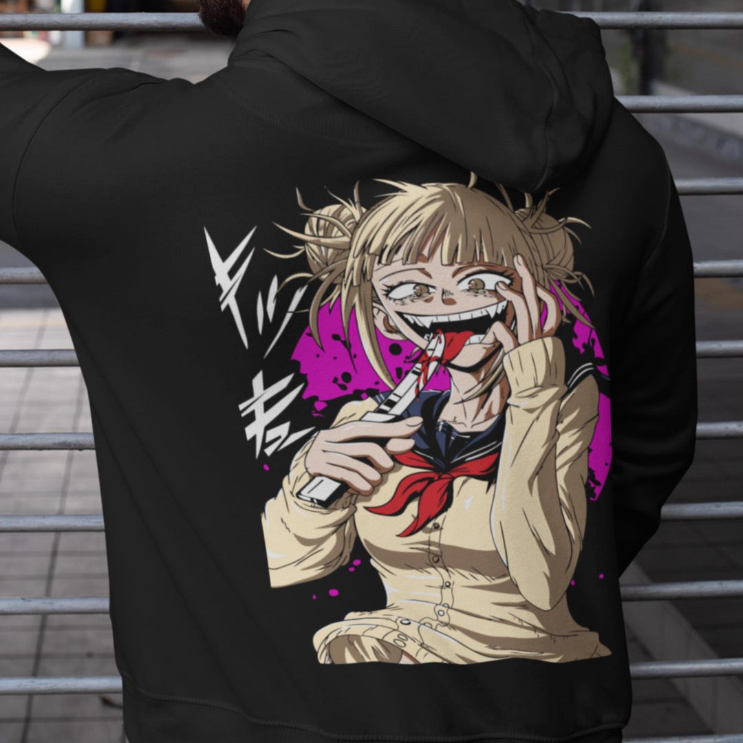Unisex Oversized Toga Himiko Inspired Superhero Anime Manga Fan Hoodie ...