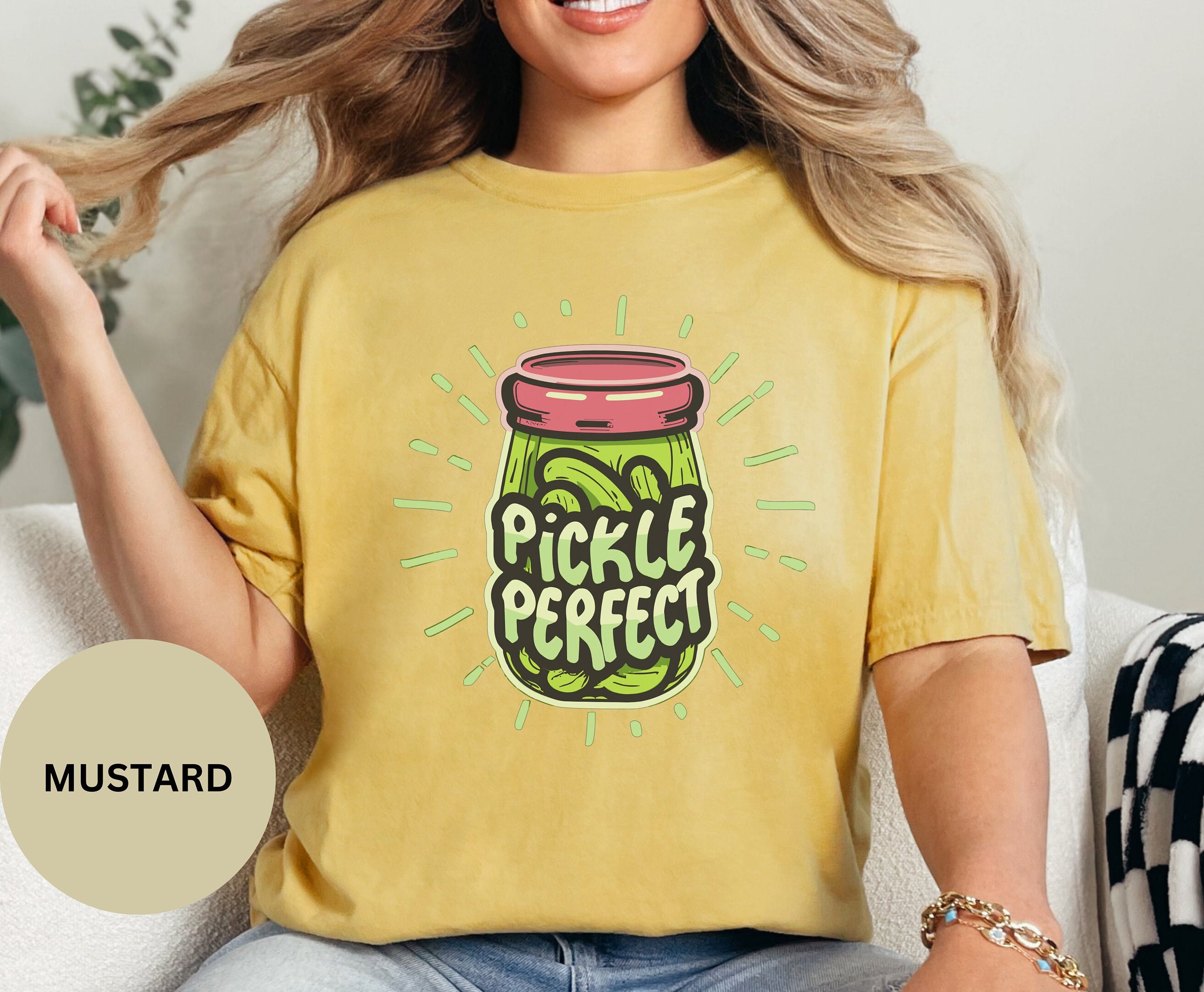 Oversized Pickle Perfect Shirt, Funny Pickle Shirt, Valentine Pickle ...