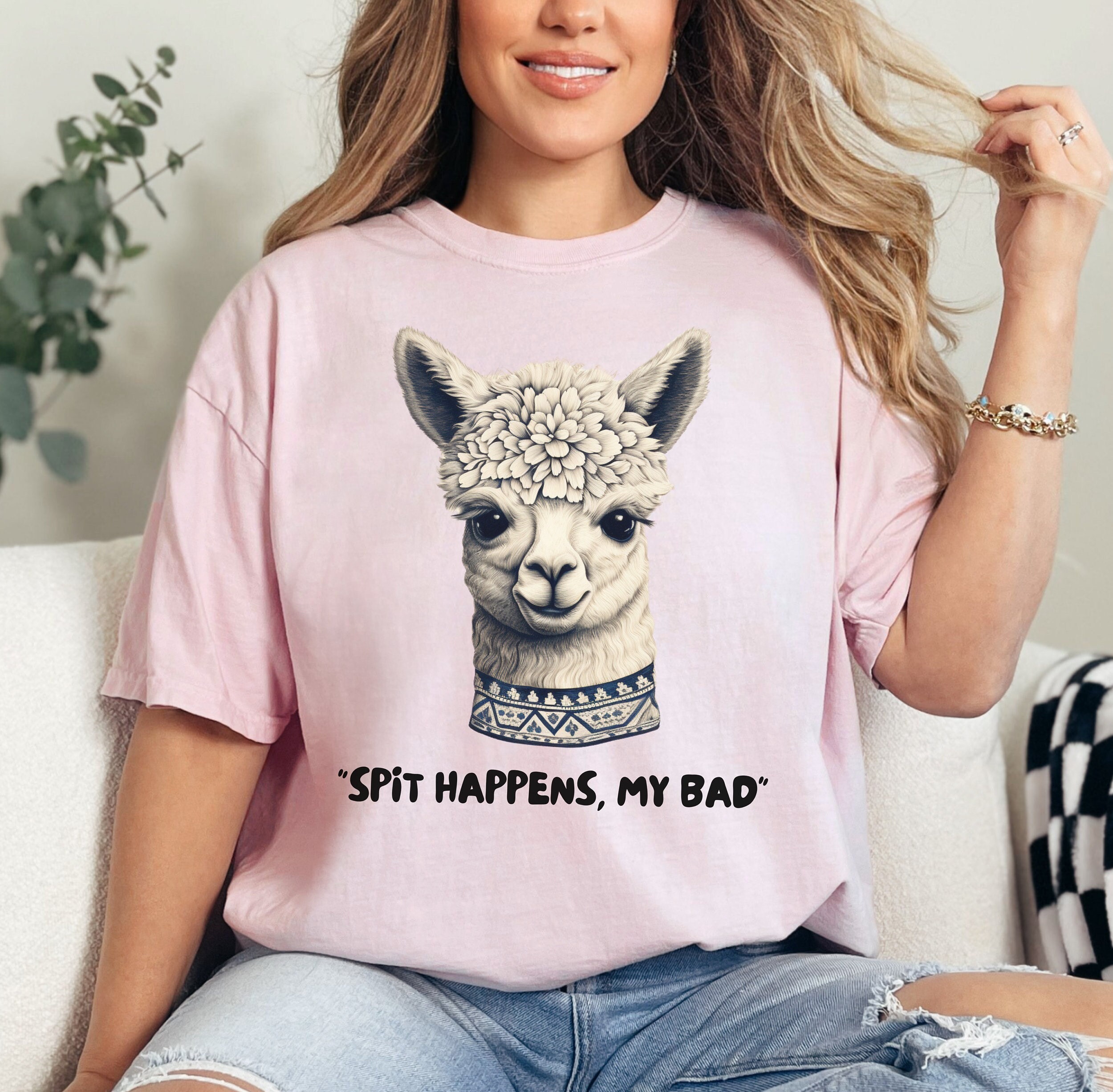 Best Alpaca Gift, Animated Alpaca Shirt, Alpaca Ugly Sweater, Mental ...
