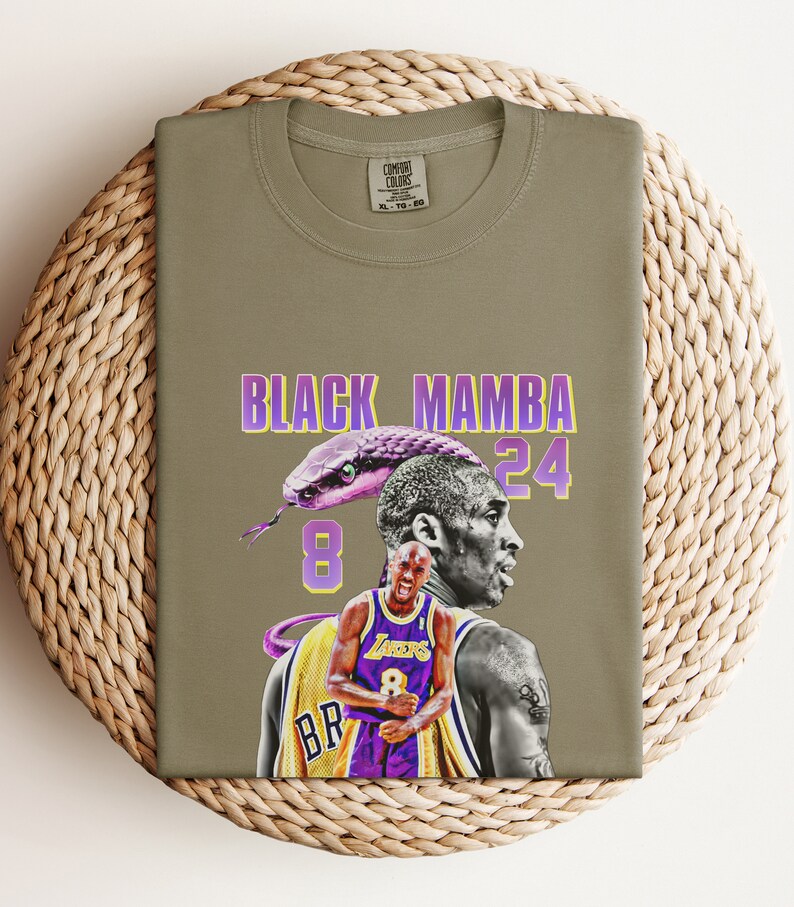 Unisex Retro Kobe Bryant T-shirt, Vintage Bootleg Basketball Tee, 90s ...