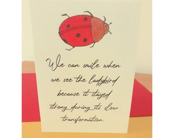 Inspirational Greeting Card of Hope - Etsy
