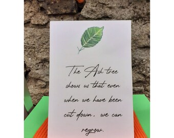 Inspirational Greeting Card of Hope - Etsy