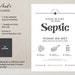 Airbnb Septic Sign | Printable Septic Rules Sign | Editable Canva ...