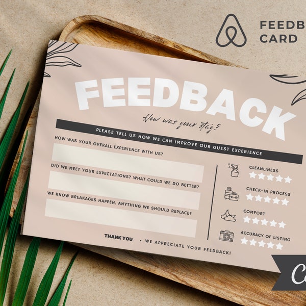 Comment Card - Etsy