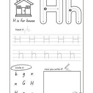 Printable Fun ABC Coloring Writing Practice Exercises for Pre-k ...