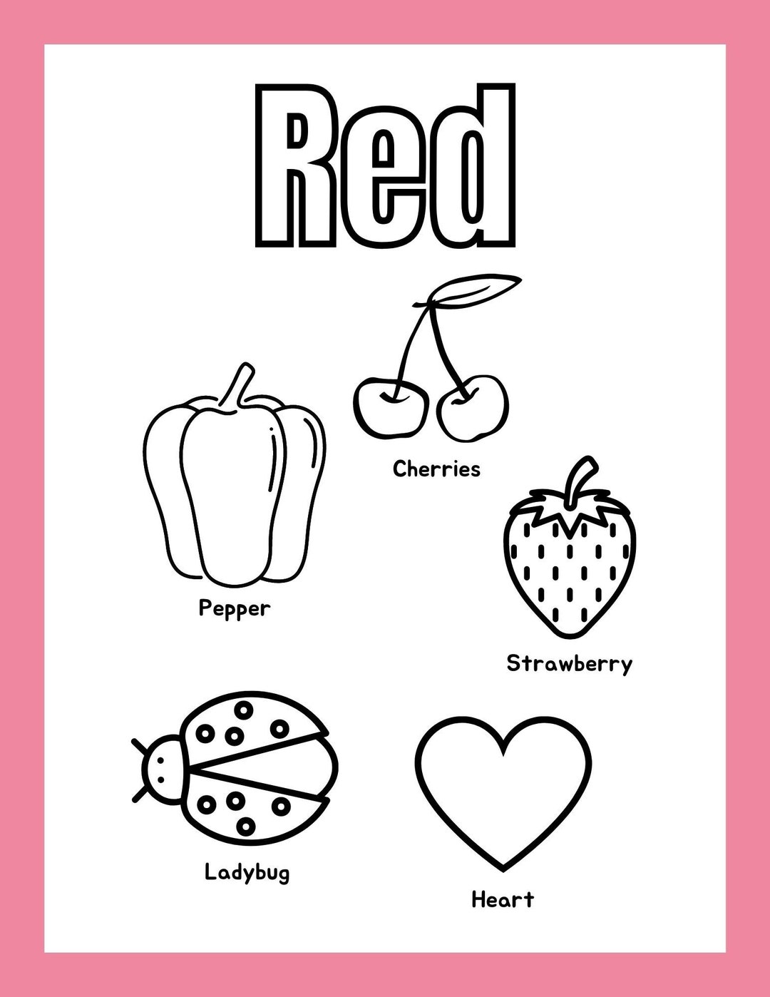 Printable Fun Kids Educational Coloring Activities, Advance Reading ...