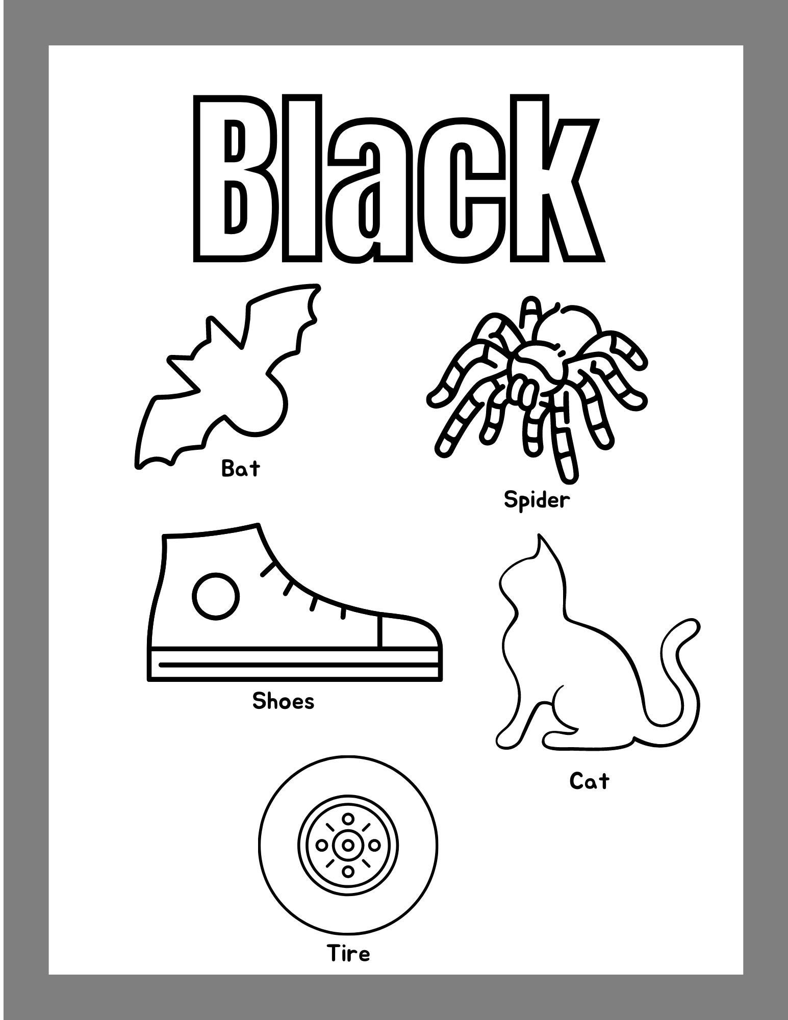 Printable Fun Kids Educational Coloring Activities, Advance Reading ...