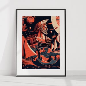 Ulysses in Odyssey Wall Art Print, Painting, Poster, Print, Wall ...