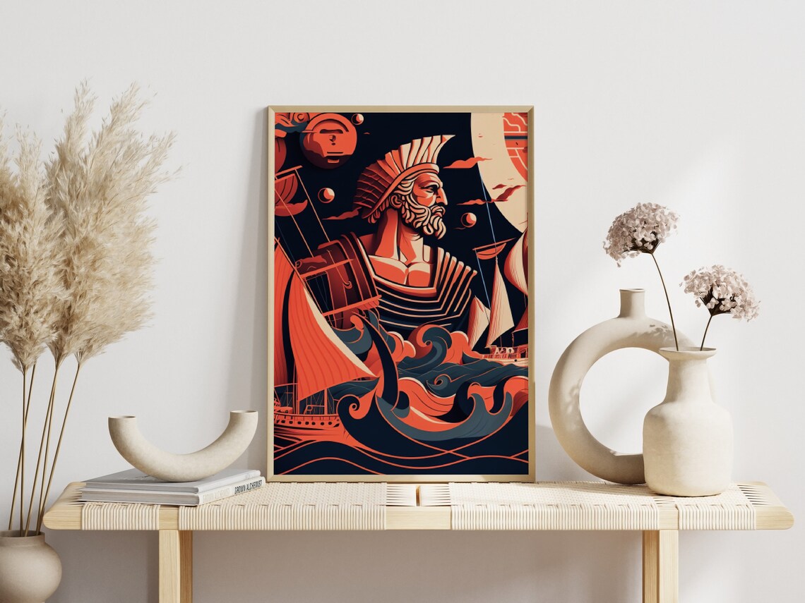 Ulysses in Odyssey Wall Art Print, Painting, Poster, Print, Wall ...