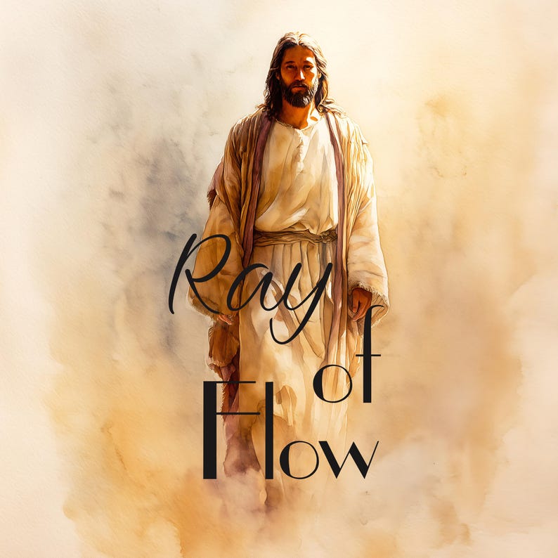 Jesus Watercolor Portrait Print: Minimalist Christian Art (digital ...