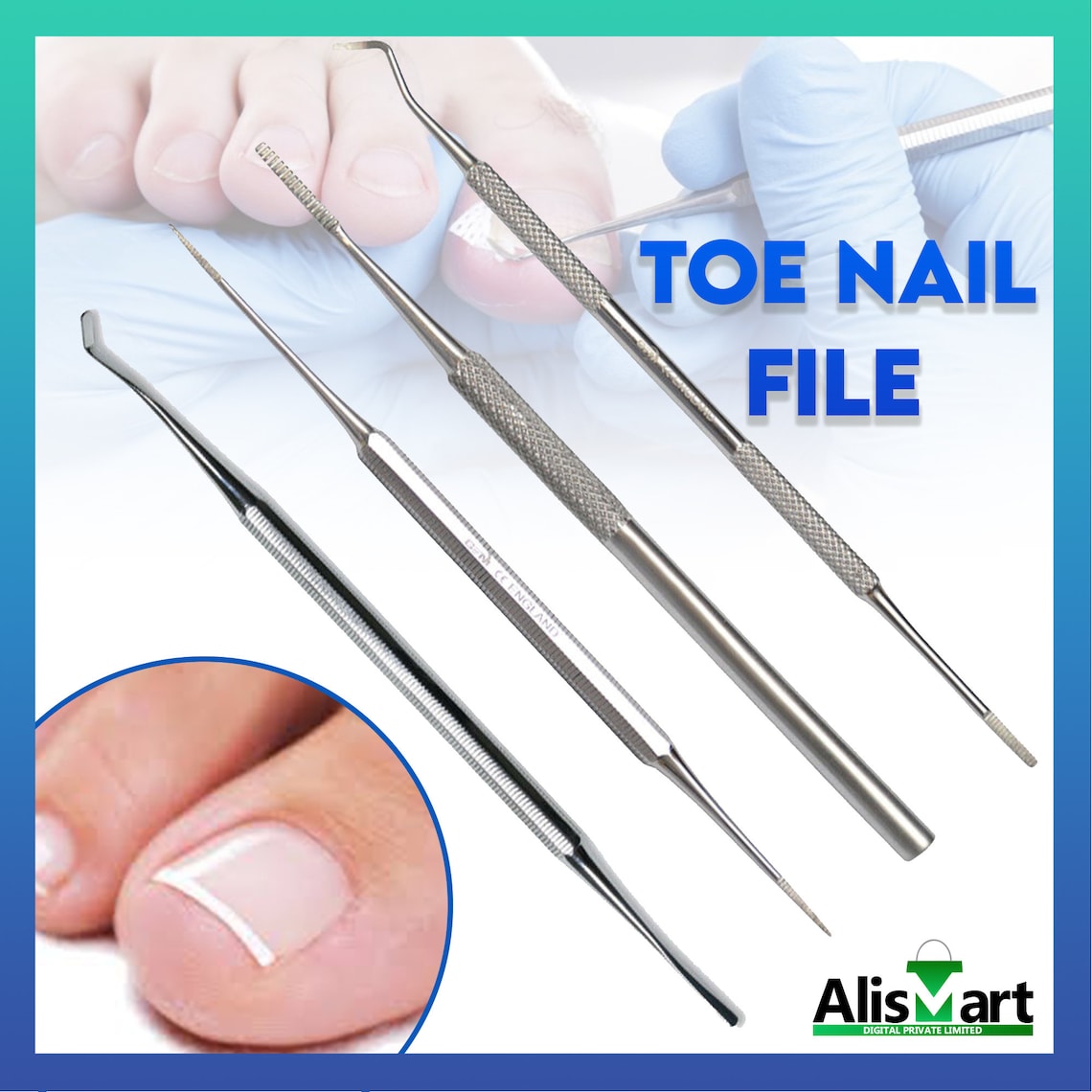 Ingrown Toe Nail File & Lifter INGROWN SIDE EDGES Chiropody Podiatry ...