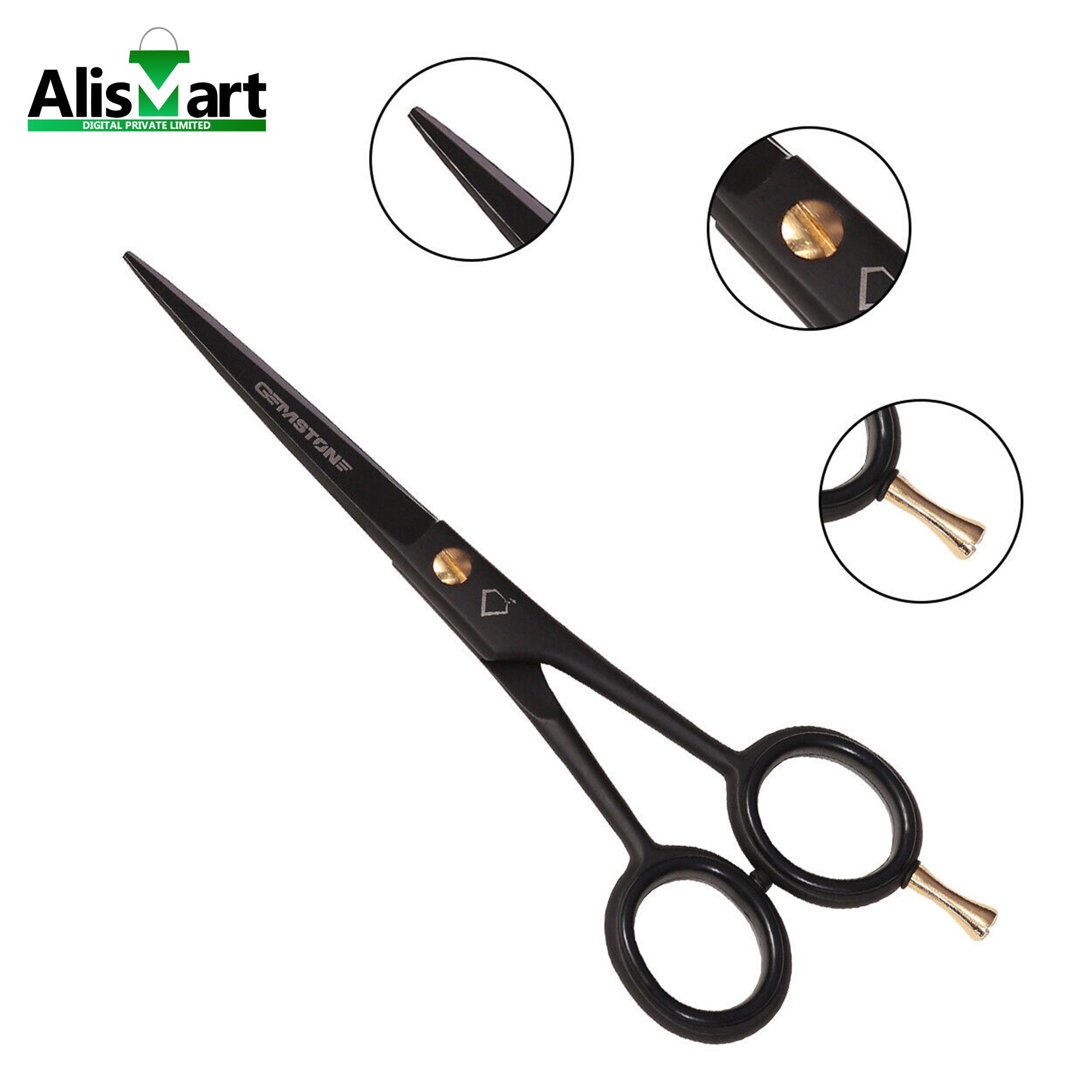 Stainless Steel Barber Scissors Professional Hairdressing Scissor ...