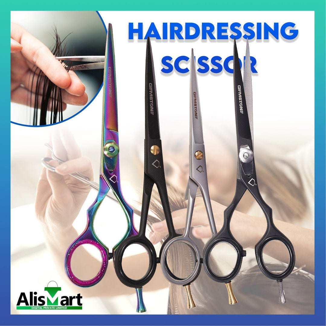 Stainless Steel Barber Scissors Professional Hairdressing Scissor ...