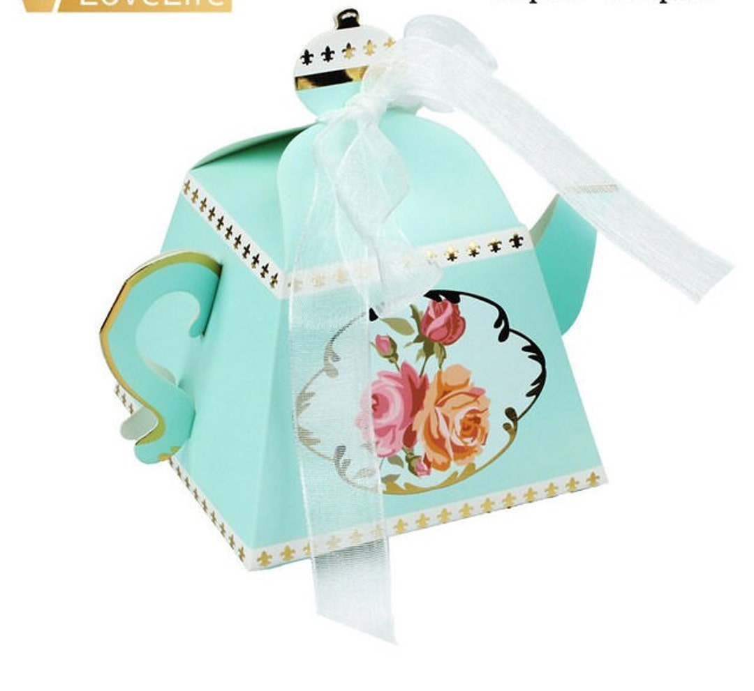 8x Luxury Tea Party Decor Sweet Pot Favour Teaparty Theme Birthday ...