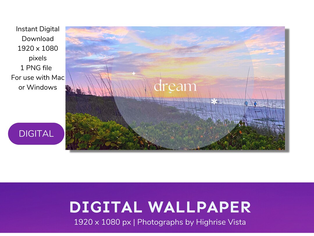 Digital Beach Desktop Wallpaper | Original Beach Photography | Dream ...