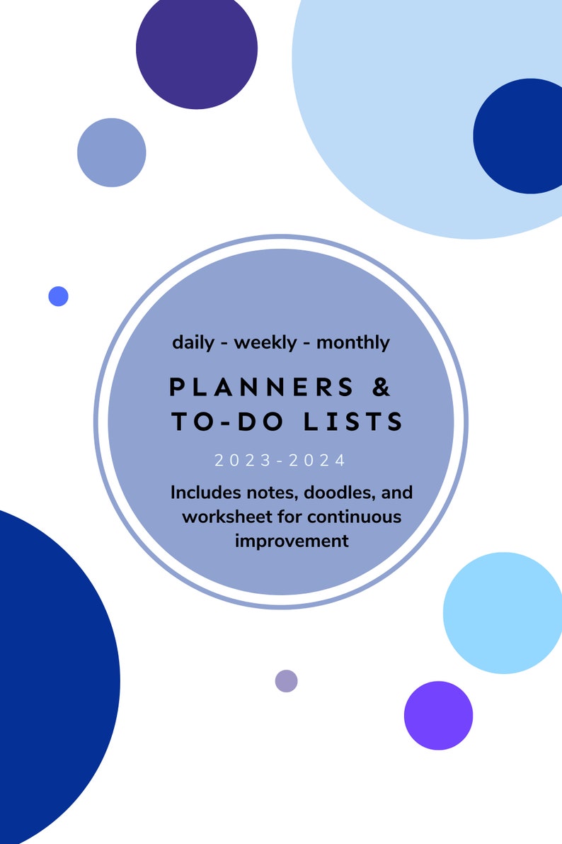 Minimalist Printable Planners and To-do Lists | Daily, Weekly, Monthly ...
